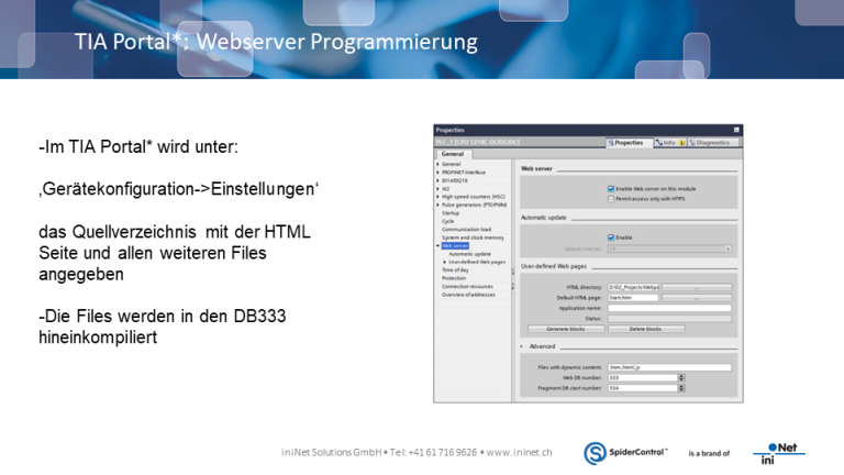 Web-HMI einfach: Direkt auf der SPS – iniNet Solutions GmbH