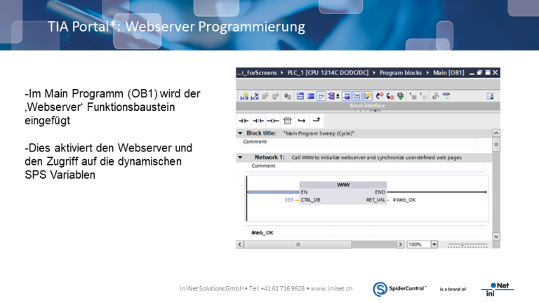 Web-HMI einfach: Direkt auf der SPS – iniNet Solutions GmbH